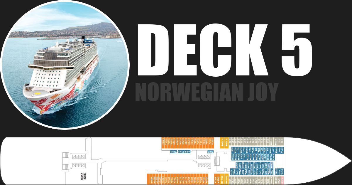 Norwegian Joy - Deck Plans [Decks 5 - 20]